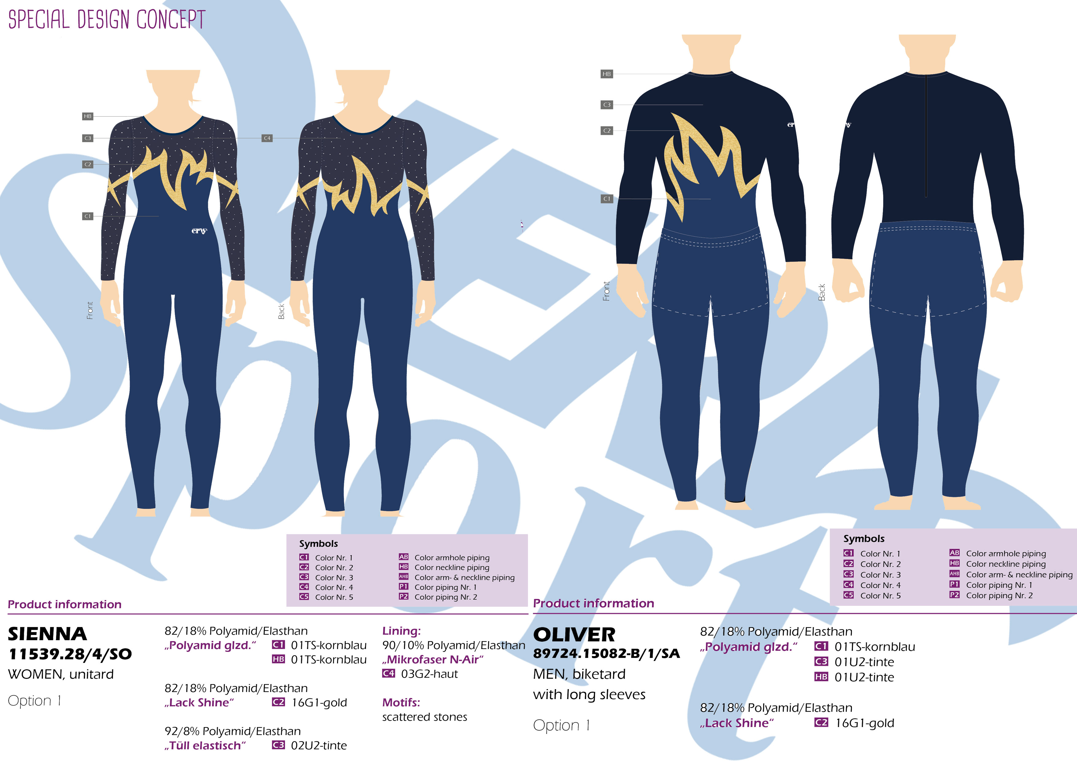 Sienna och Oliver heldräkt/ catsuit - Vera Sport Gymnastik