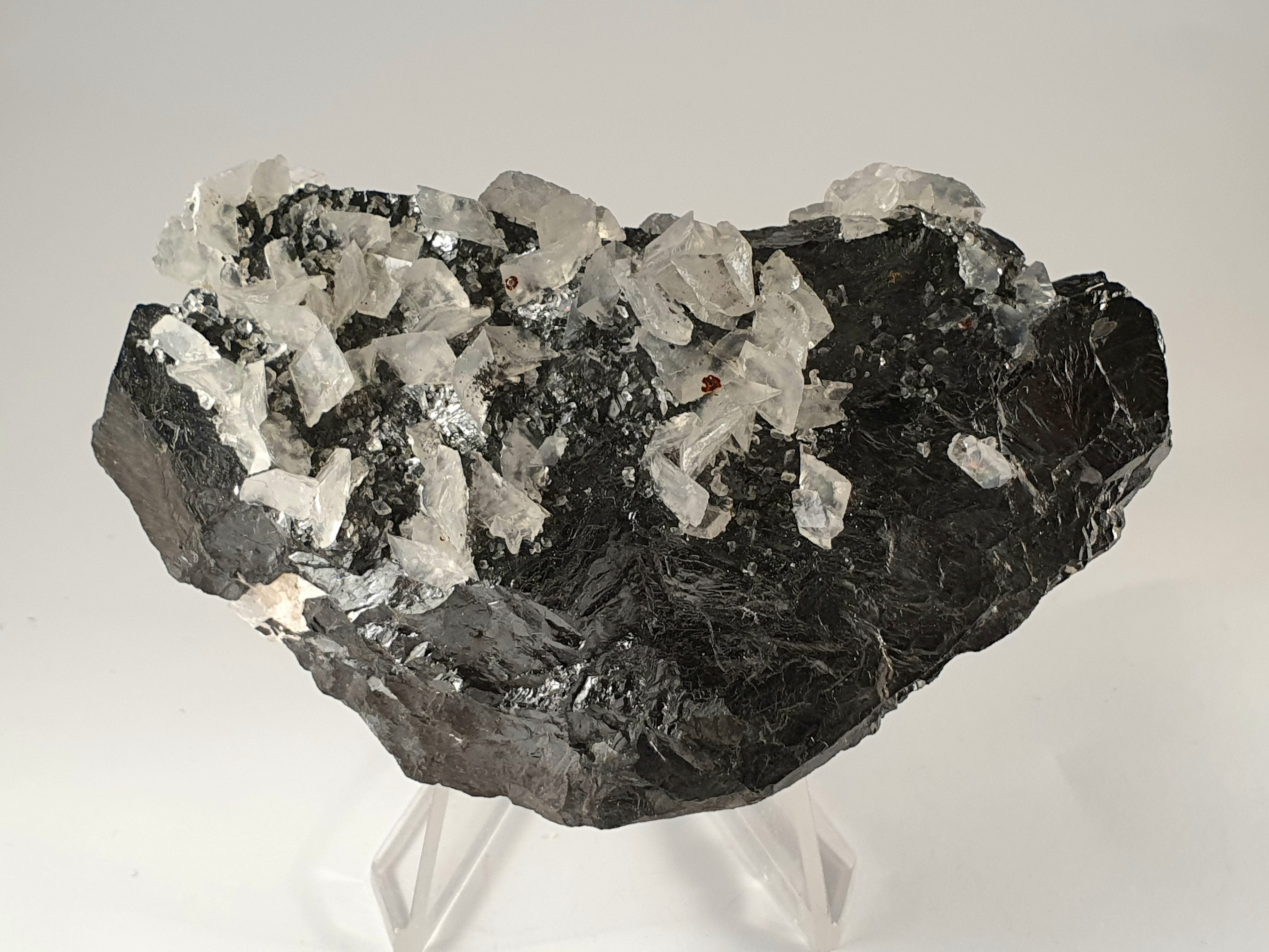 Sfalerit och kalcit, Trepca, Kosovo - Geoart