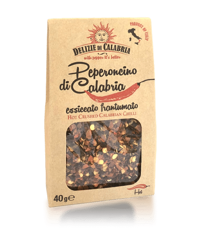 Delizie di Calabria, Peperoncino, flakes - 40g - Olja&Oliv Delikatesser