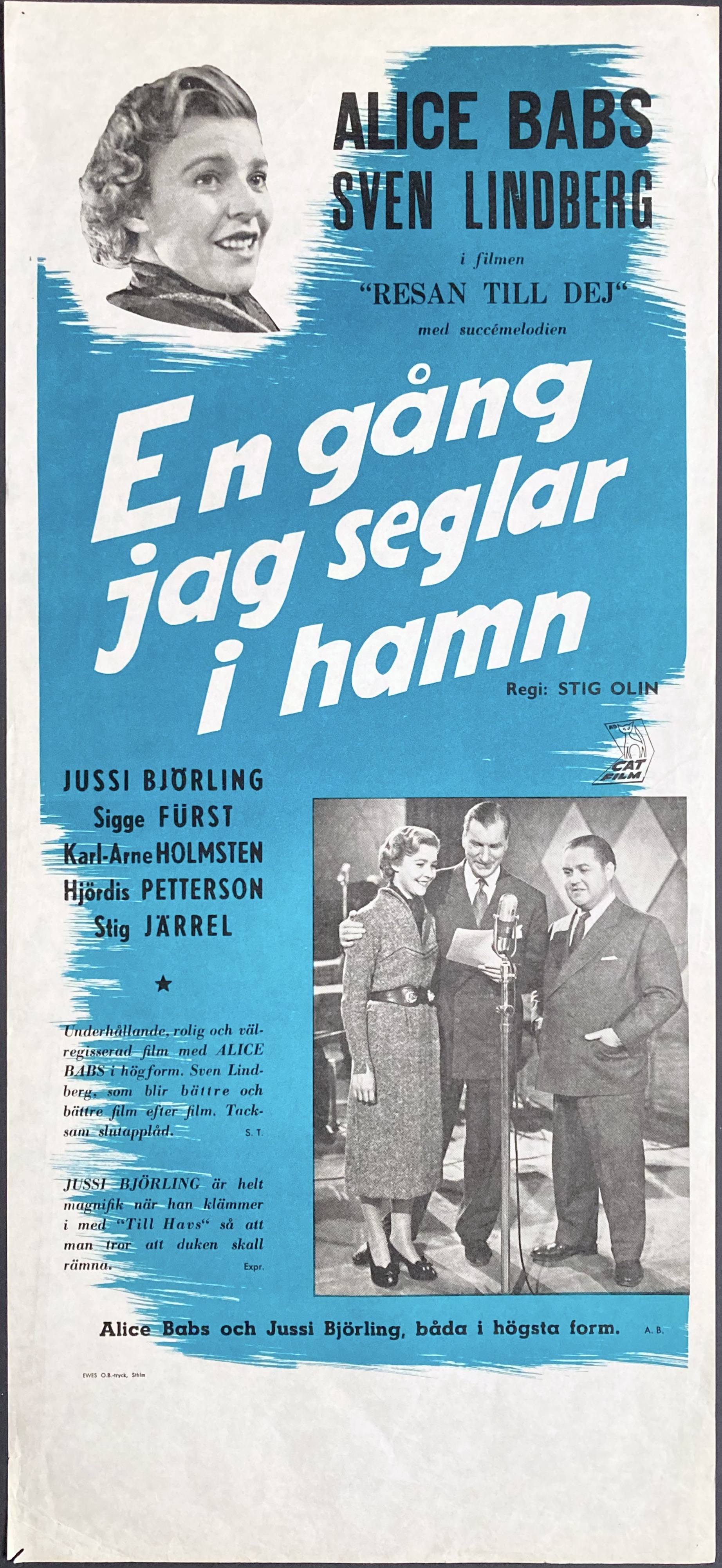 Nostalgipalatset - RESAN TILL DEJ (1953)