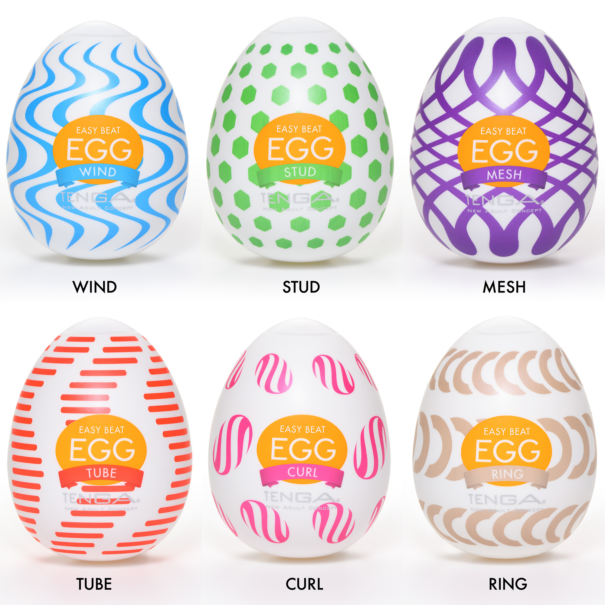 Tenga Egg Variety Pack - Wonder - Basic Instinct