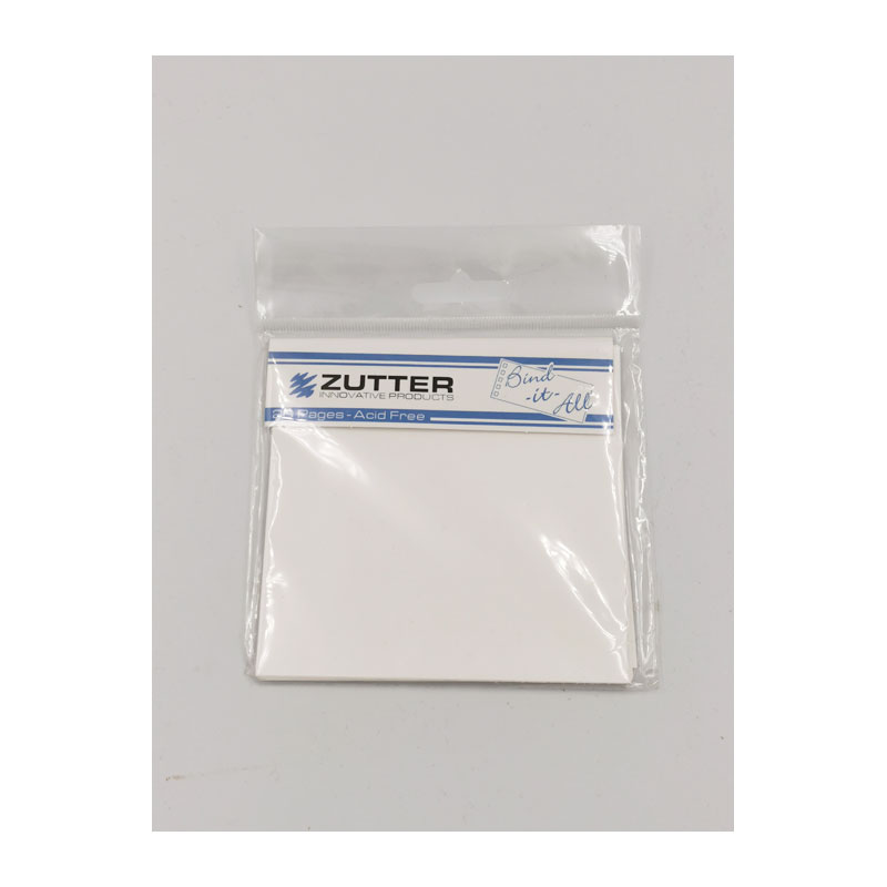 Zutter Bind It All - Pages 4x4 white - BumbleBee's Craft Shop