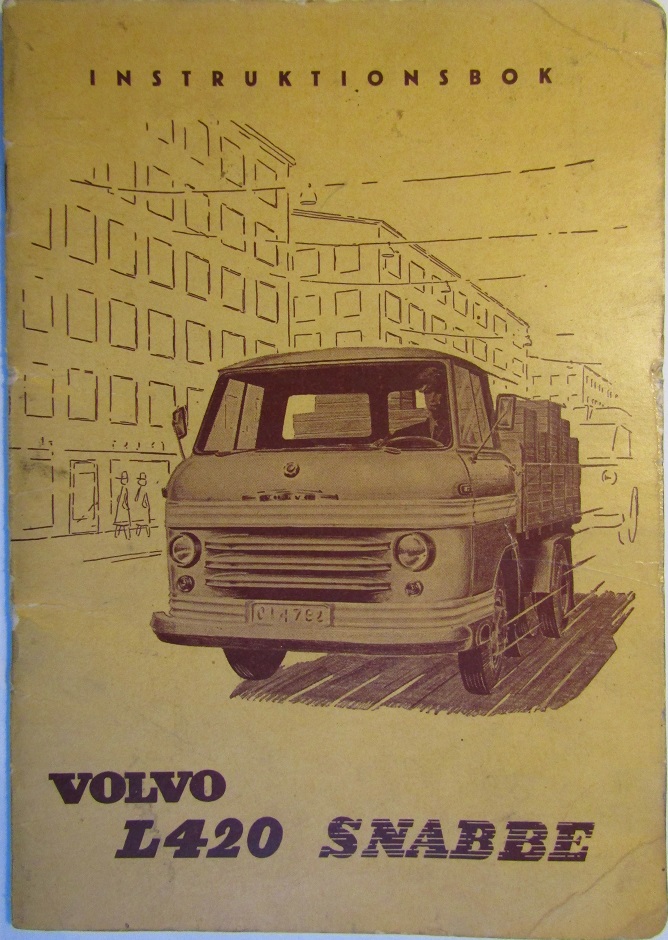 www.hortlund.se - 1962 Volvo L420 Snabbe Instruktionsbok 10-62