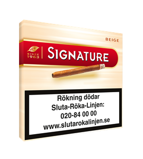 Signature Beige Cigariller Limpa 10x10p - www.puros.se
