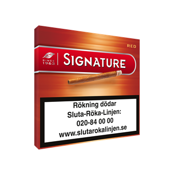 Signature Red Cigariller Limpa 10x10p - www.puros.se