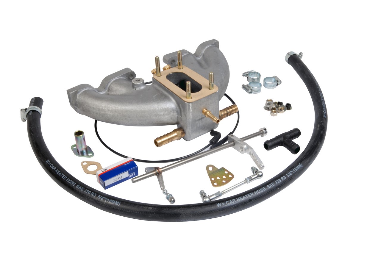 Inlet manifold - Volvo B18/B20 1 x Weber 32/36 DGV/DGEV - Retrospeed ...
