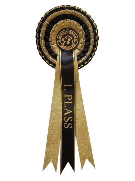 Monomak - 1034 - Rosett, metallic, 4 kransar, 3 band, 40 cm