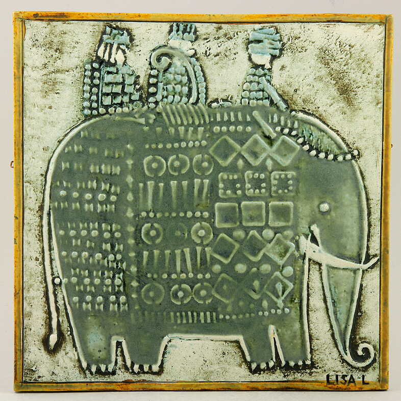 Lisa Larson’s wall plaques from Gustavsberg