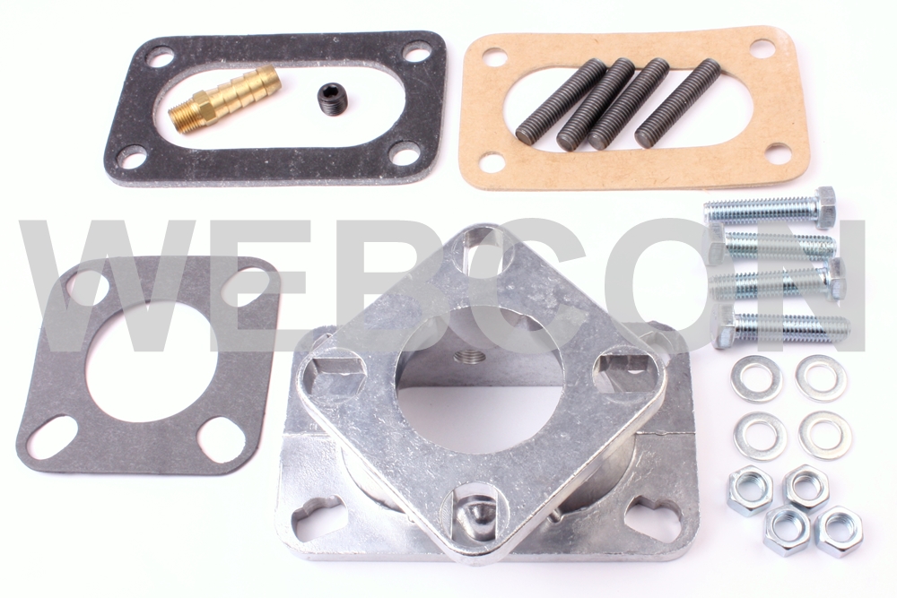 Weber DGV single barrel - two barrel adapter (71x71) - Retrospeed ...