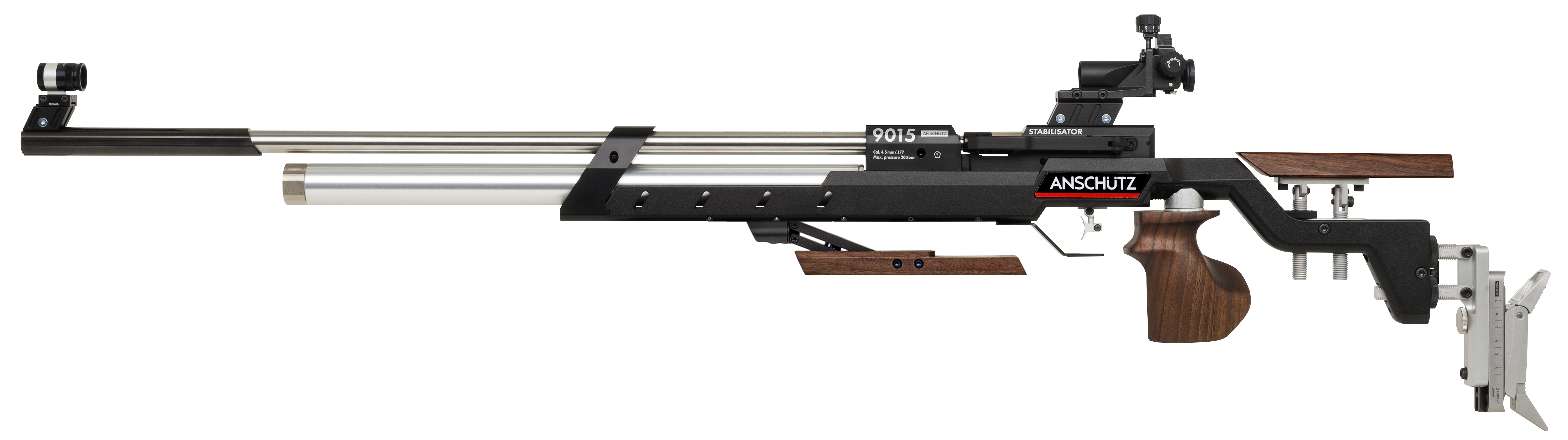 9015 Alu BLACK/WALNUT LUFTGEVÄR - NAGGES SPORTVAPEN HB