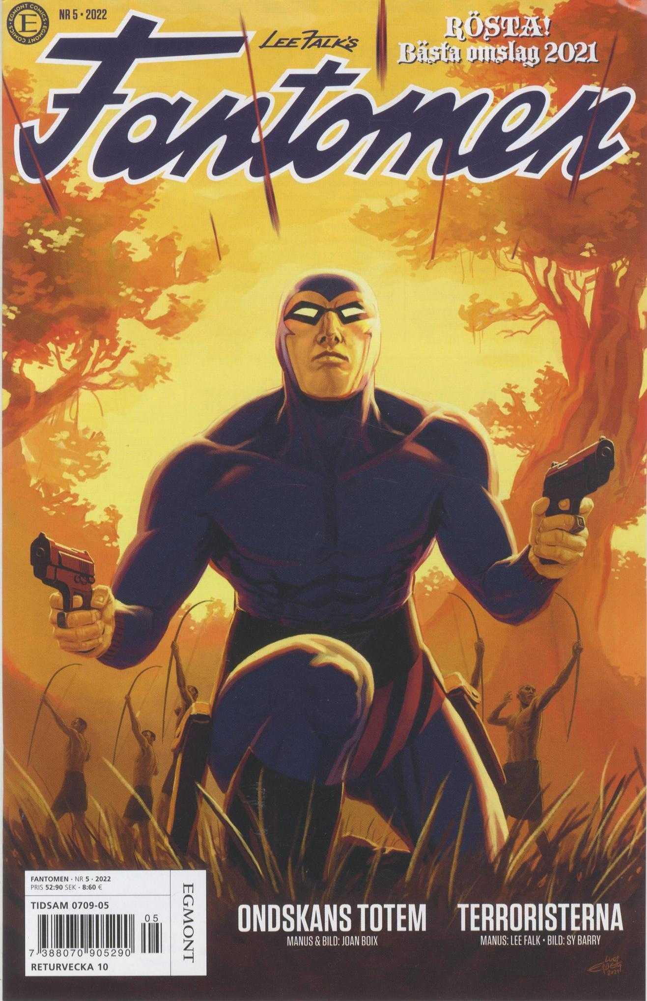 Fantomen 2022 nr 5, Rösta bästa omslag 2021! - Seriekällaren