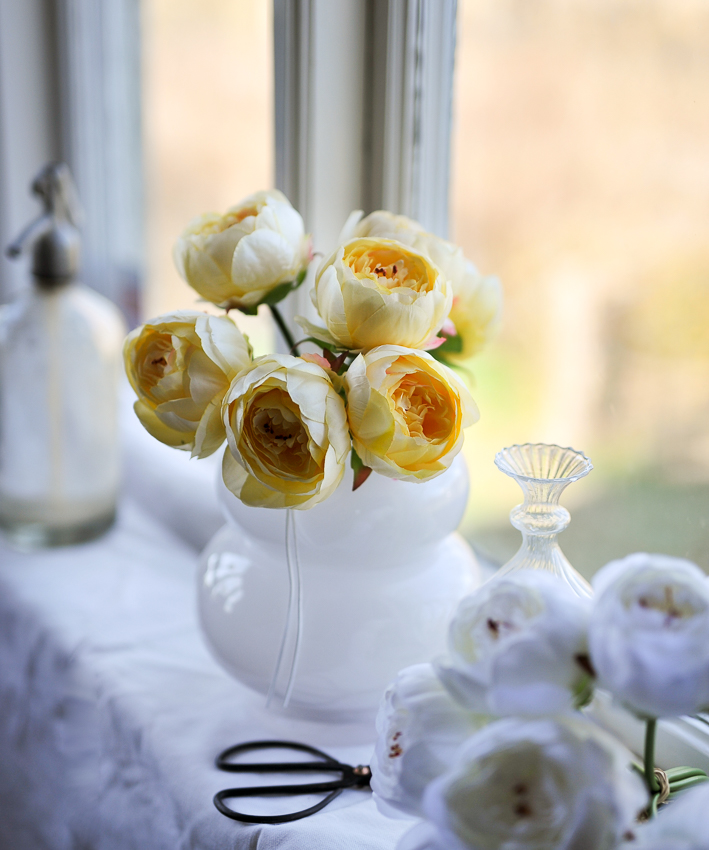 Pion Lyx - Bukett - Pionbukett - Gul - 30 cm - VitVitareVitast