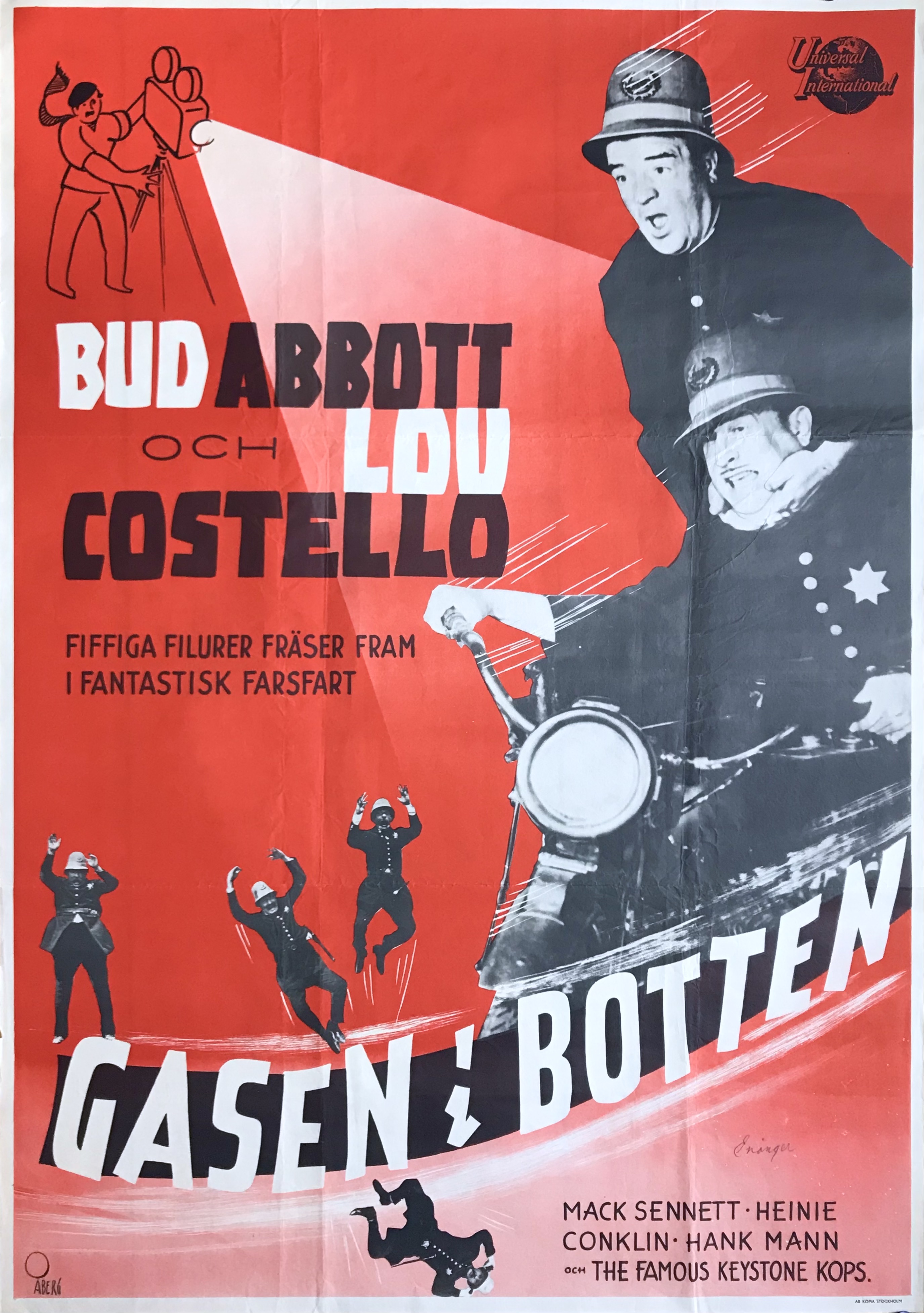 Nostalgipalatset - ABBOTT AND COSTELLO MEET THE KEYSTONE KOPS (1955)