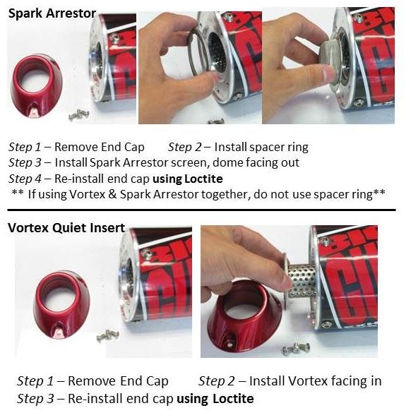 Big Gun Vortex Quiet Insert 2" - Go Offroad