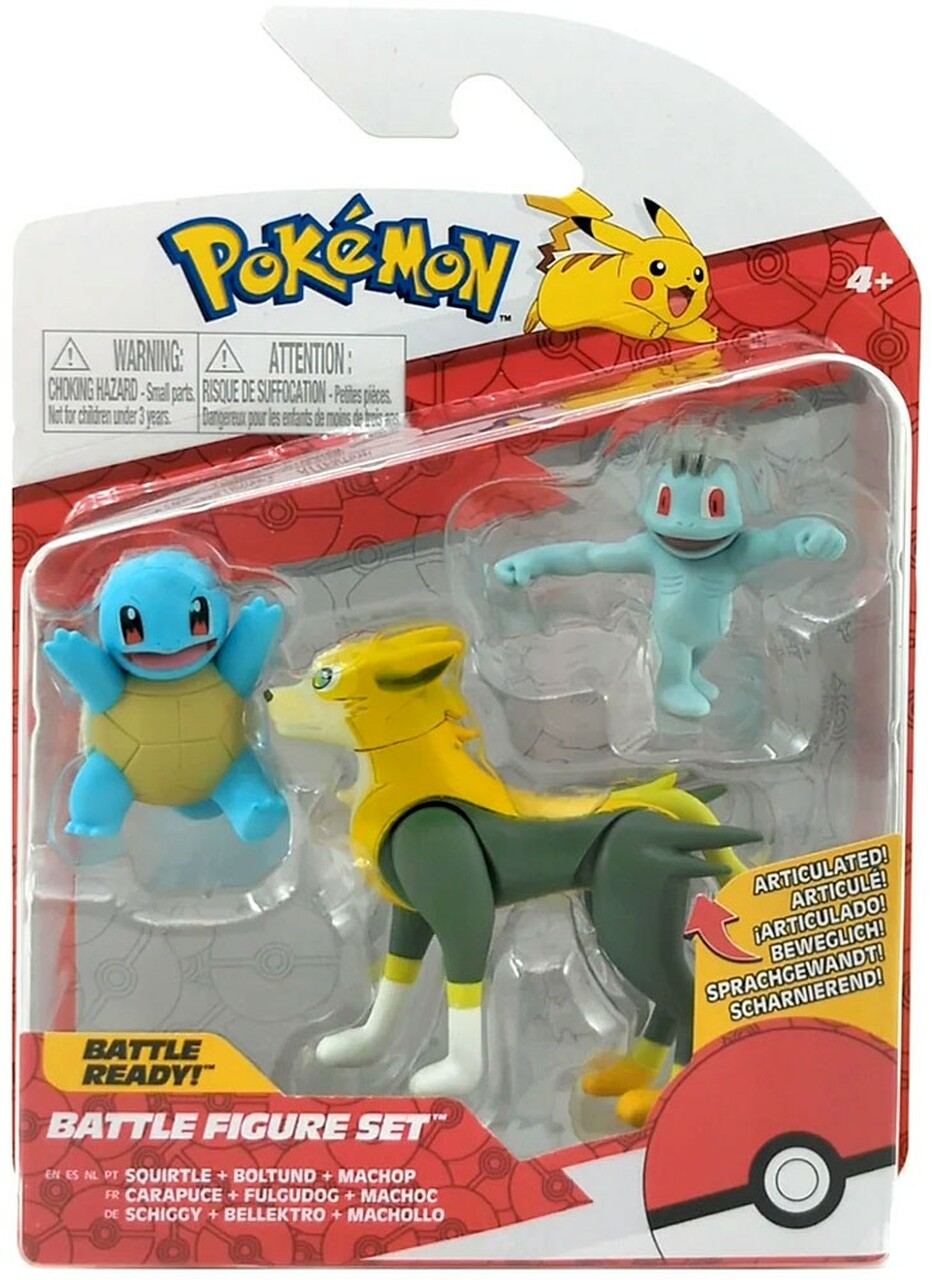 Pokémon Battle Figur Set 3-pack - Toysforever