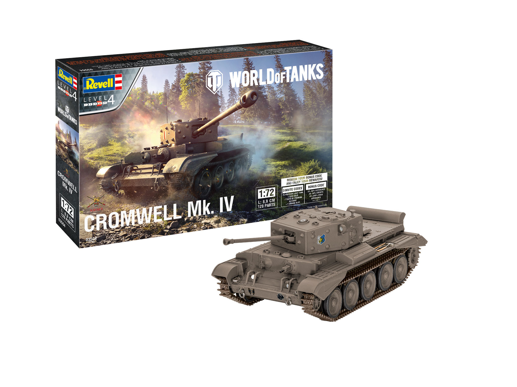 Revell 03504 World of Tanks Cromwell Mk. IV 1:72 - Robbis Hobby Shop