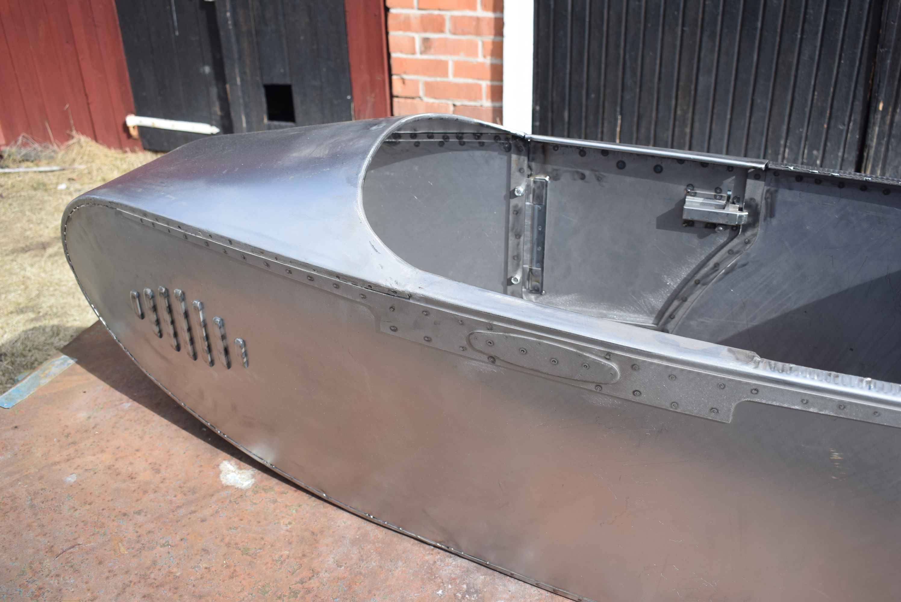 Indian "Sweetheart" Sidecar body & Fender - Antiquebike AB