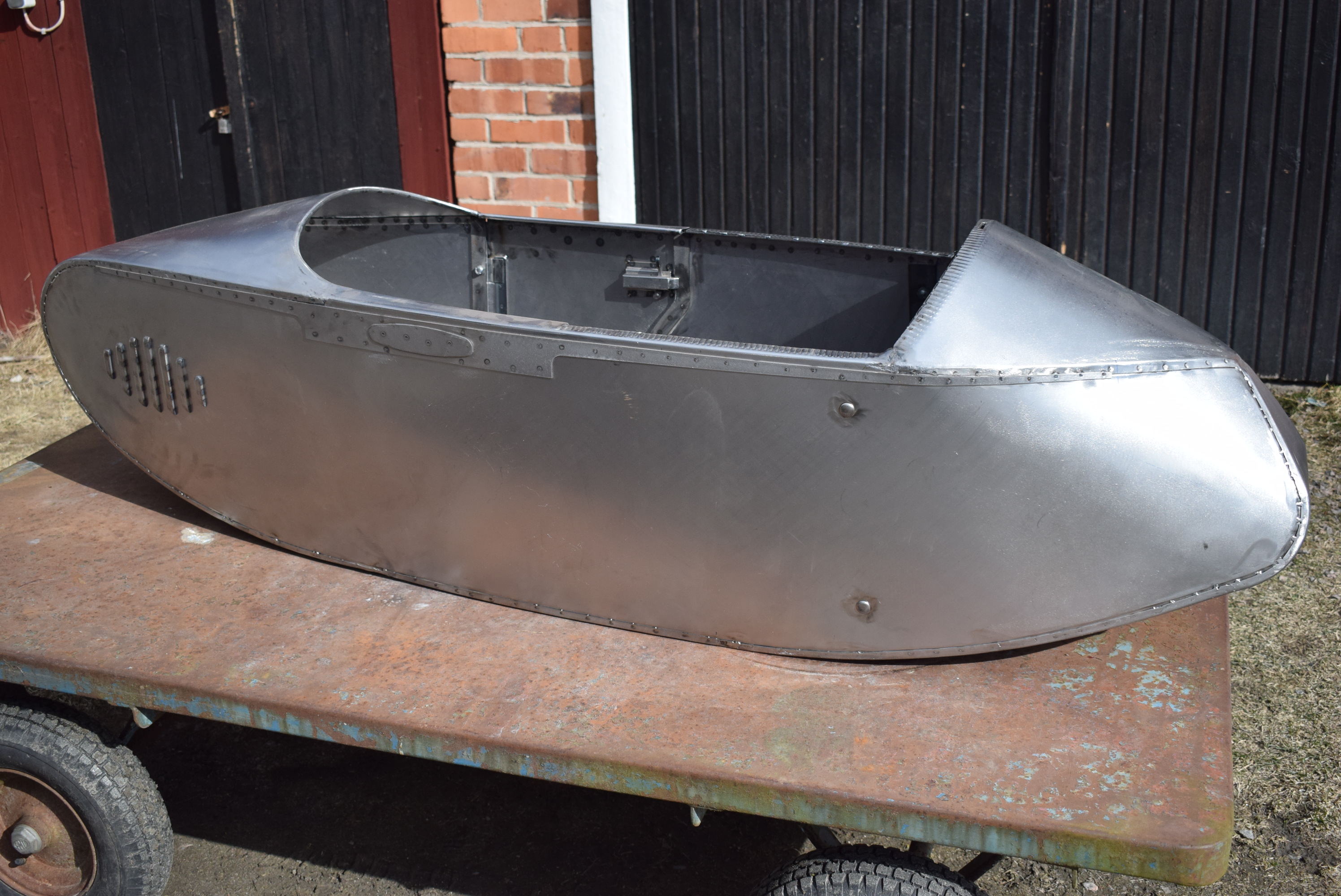 Indian "Sweetheart" Sidecar body & Fender - Antiquebike AB