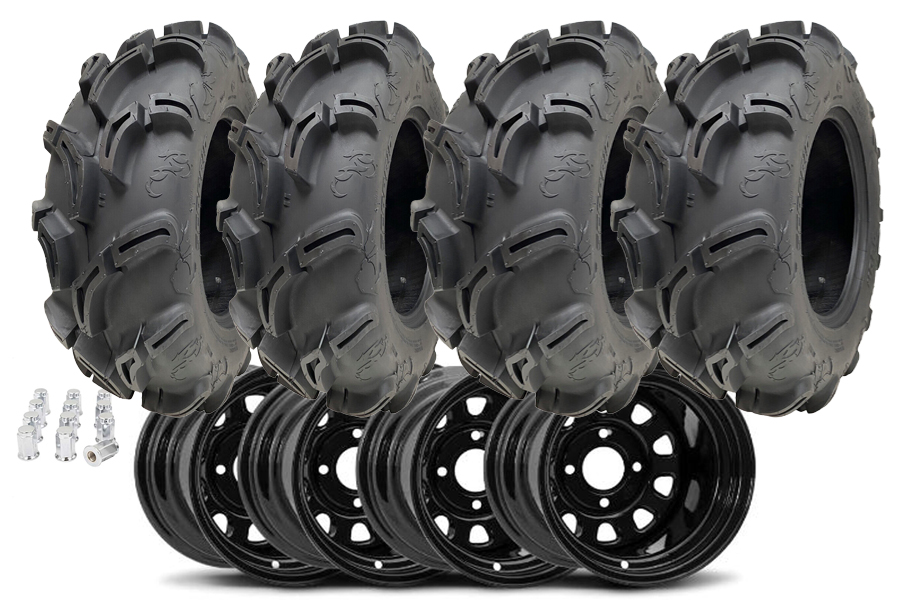 ATV Däck på fälg till fyrhjuling, 25 tum - GoOffroad