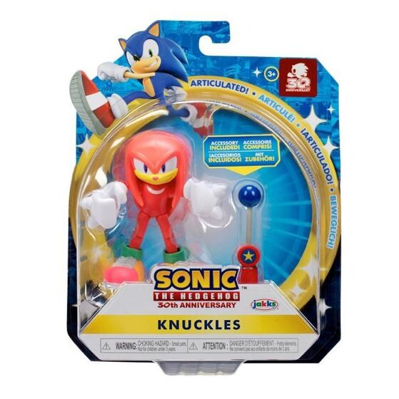 Sonic The Hedgehog Knuckles Figure 10cm - Carsmästaren