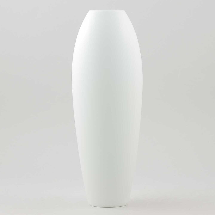 Helén Tapper (1980s) White Streamlined Vase 25 cm