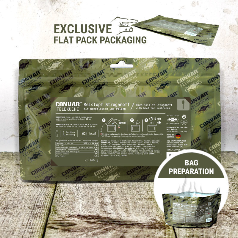 Convar Emergency Food | Rice Skillet Stroganoff | 160g - The General ...