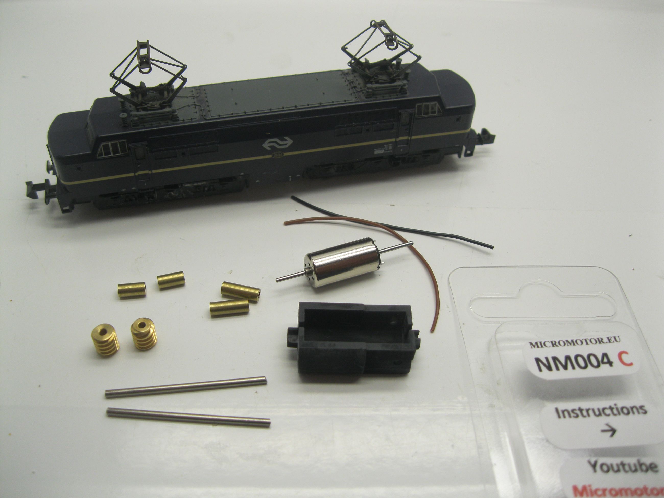 Replacement motor kit for Minitrix NS 1200 - Habo Hobby