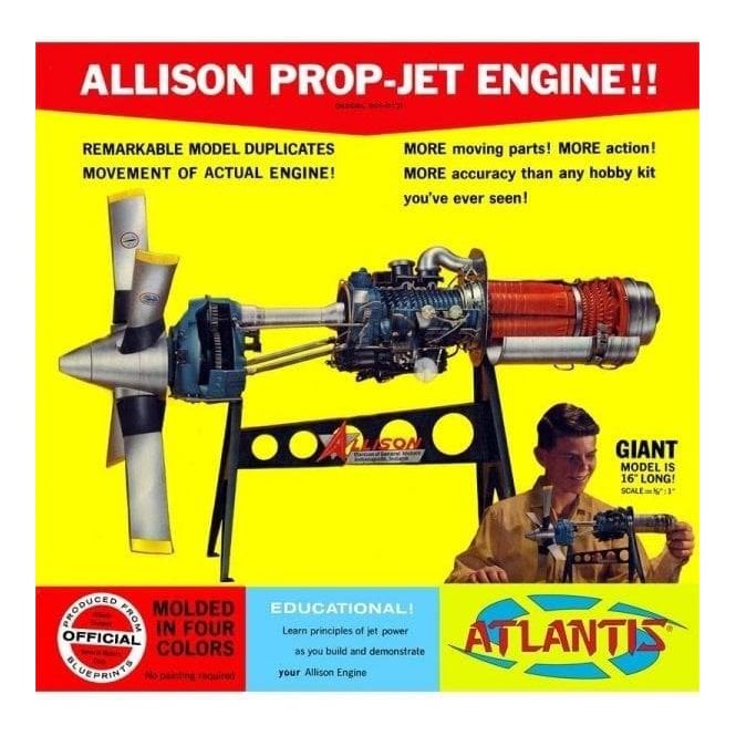 1/10 Allison Turbo Prop Engine - Alhobby.se