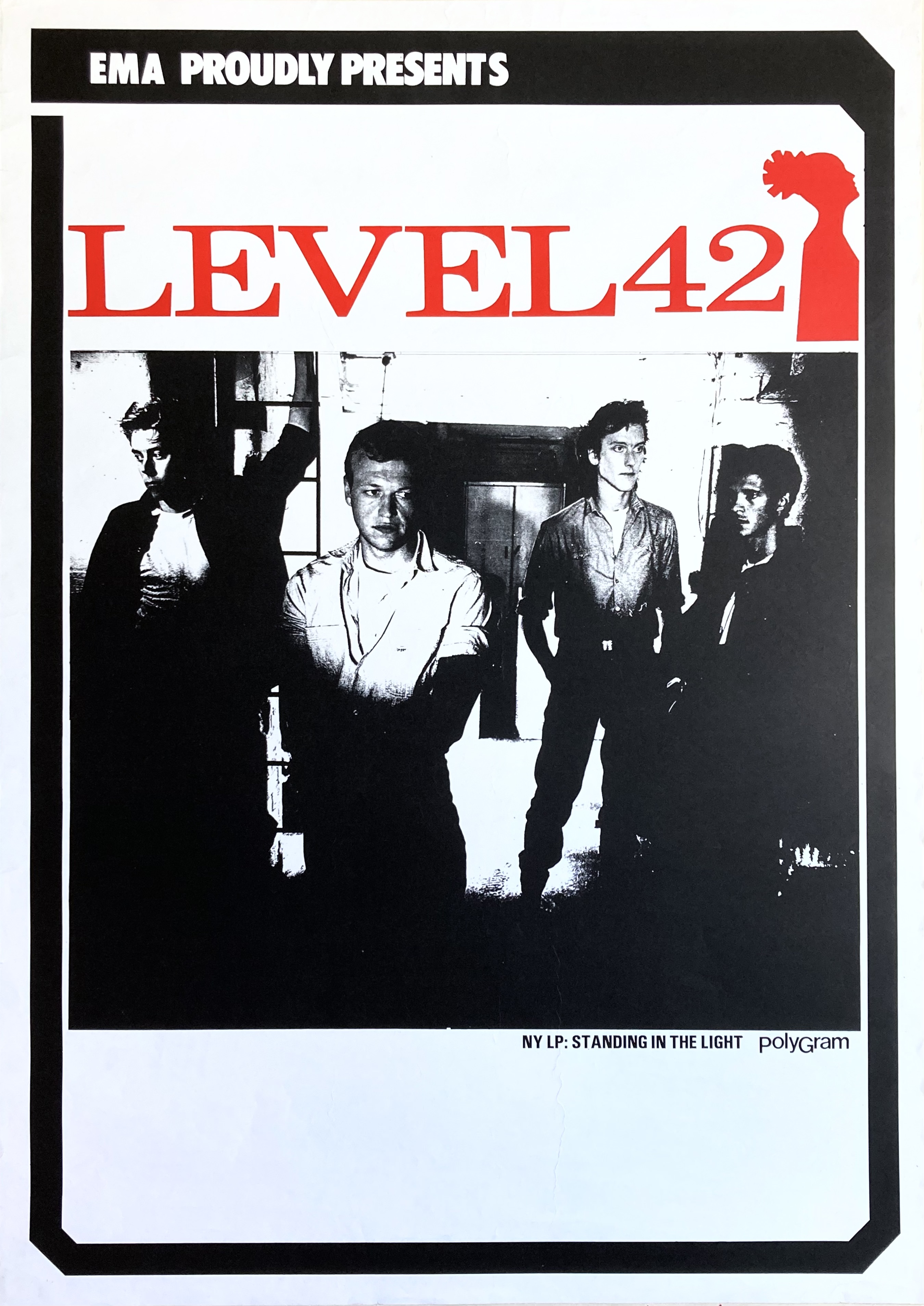 Nostalgipalatset - LEVEL 42 - Swedish / Scandinavian TOUR poster (1983)