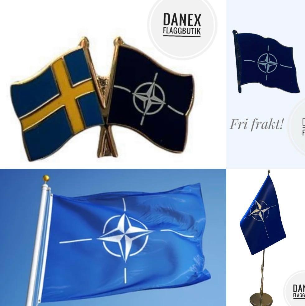 NATO Paket med flaggor