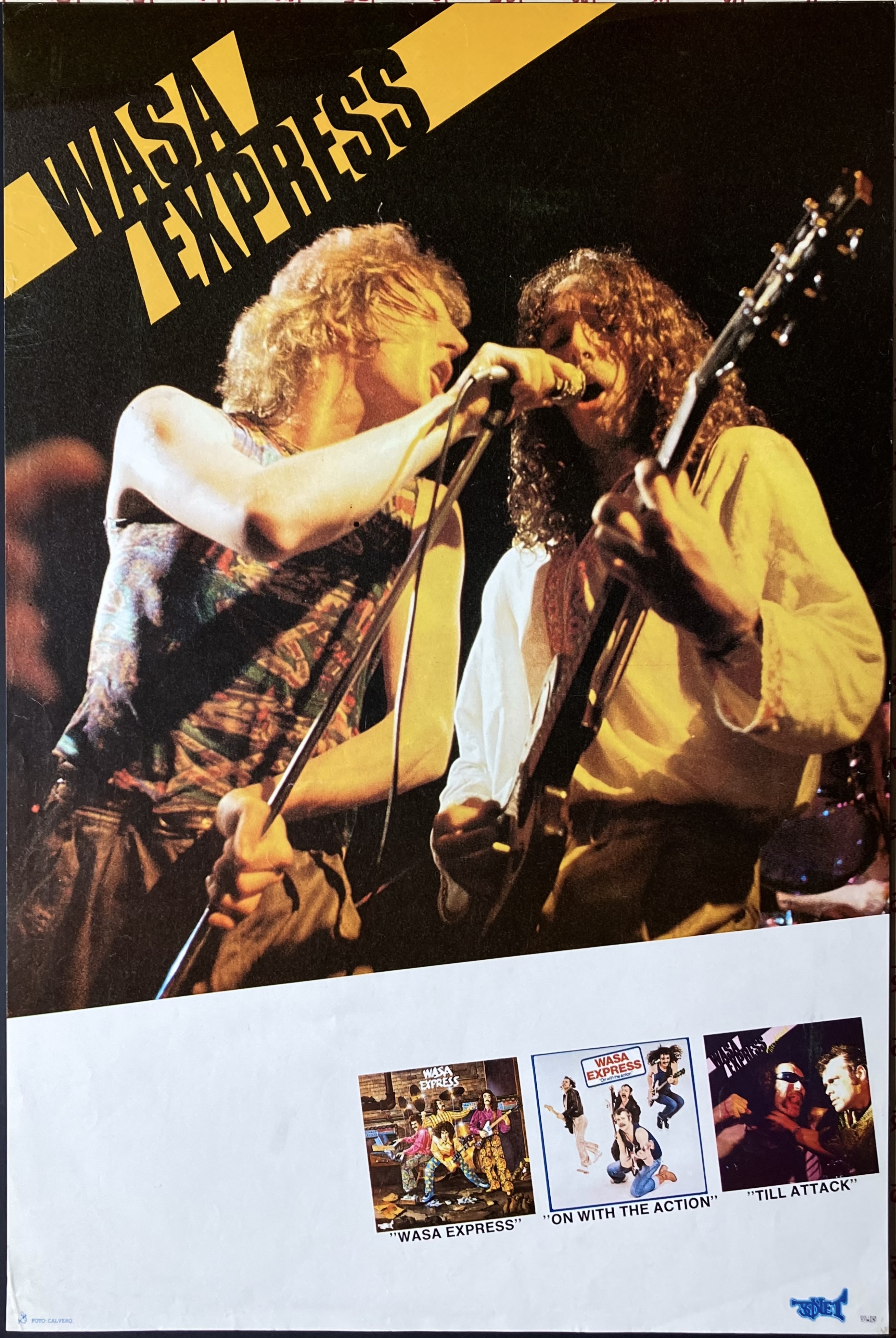 Nostalgipalatset - WASA EXPRESS - Swedish / Scandinavian TOUR poster (1979)