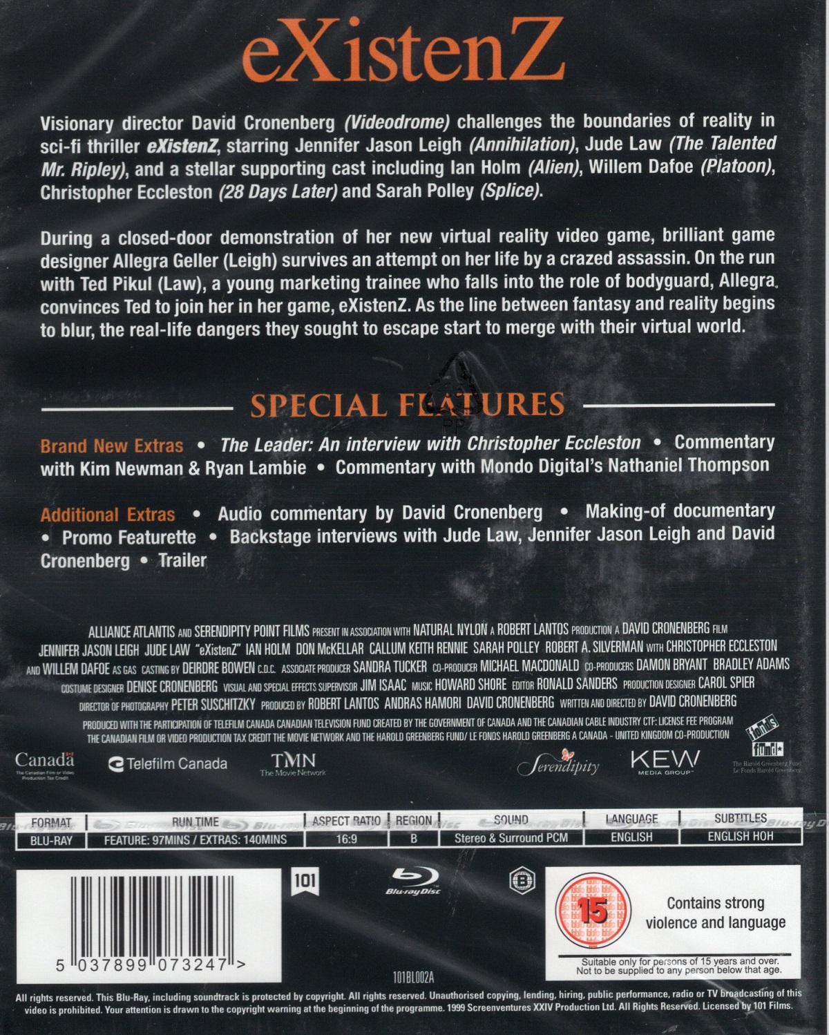 Existenz (ej svensk text) (Blu-ray) - Kvarnvideo.se