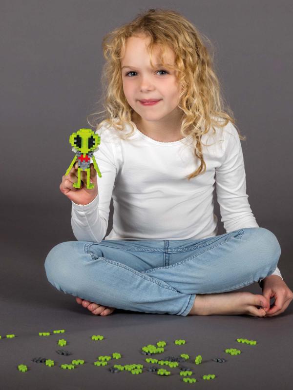 Plus-Plus Tube Alien, 100 Bitar - Toysforever