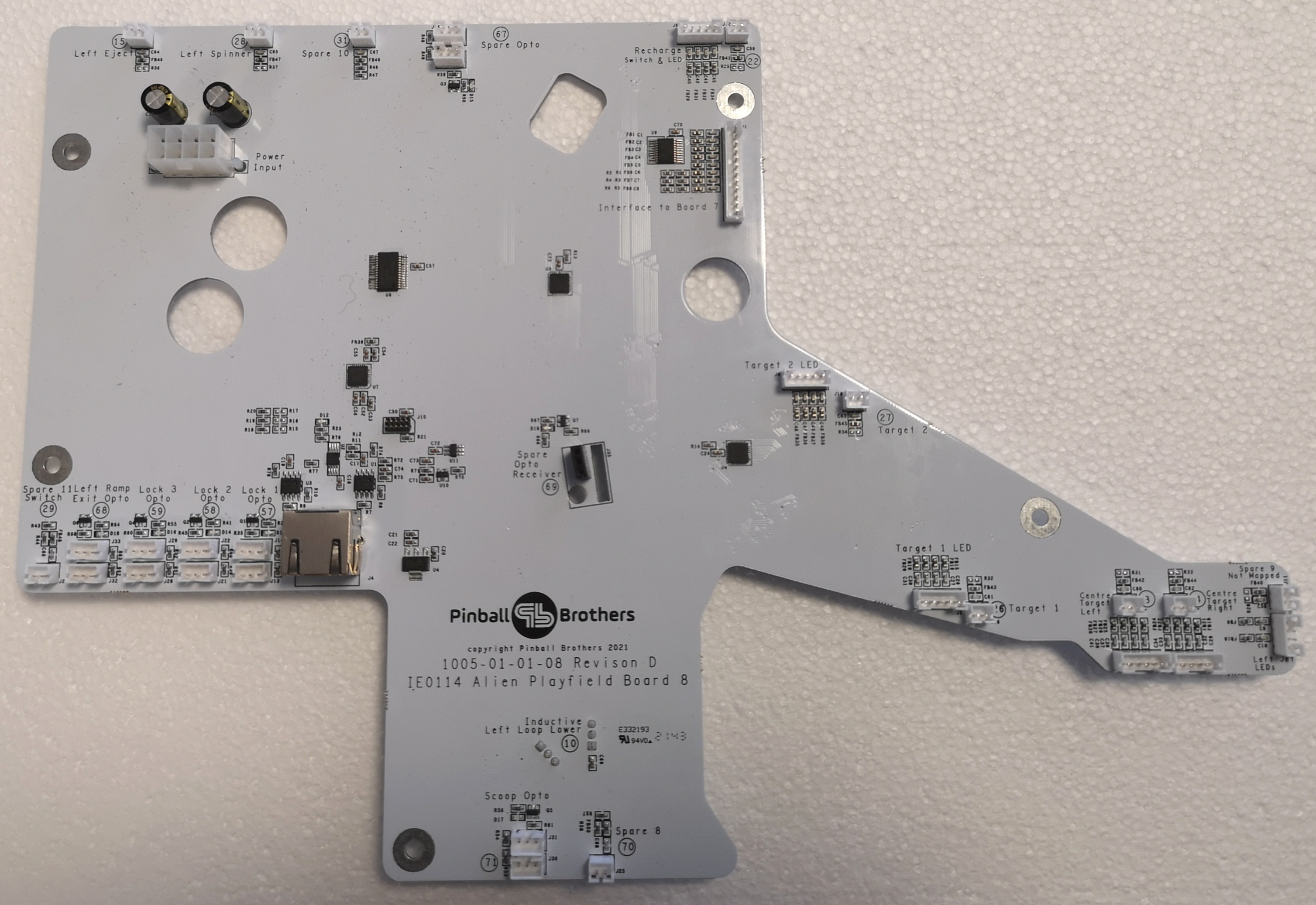 PCB Board IE0114 - Alien (Pinball Brothers) - Free Play