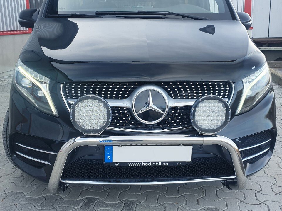 SMALLER Bullbar [Black] - Mercedes Vito 2021- - Extraljuskungen.com