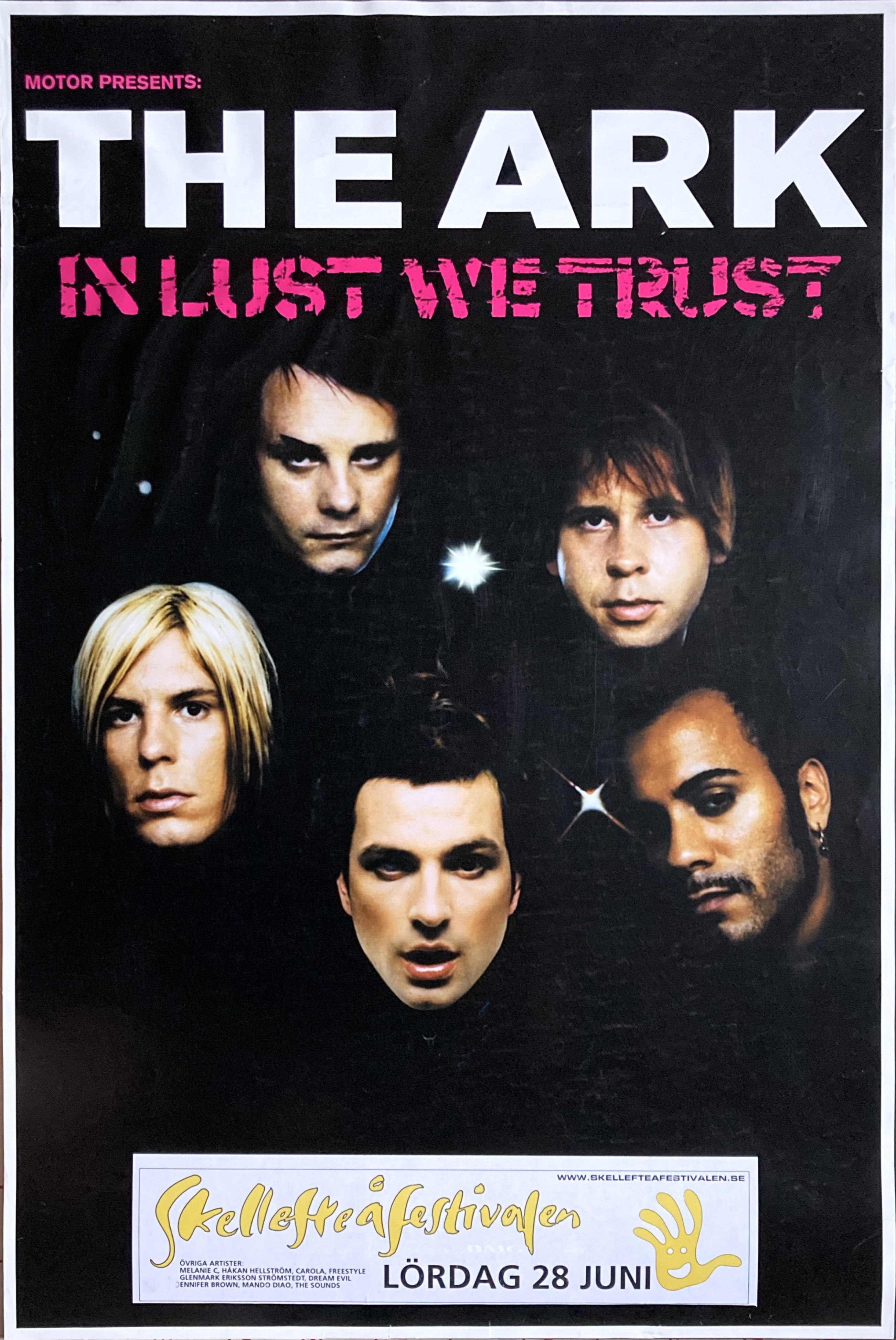 Nostalgipalatset - THE ARK - Skellefteå 28 Jun Concert poster (2003)