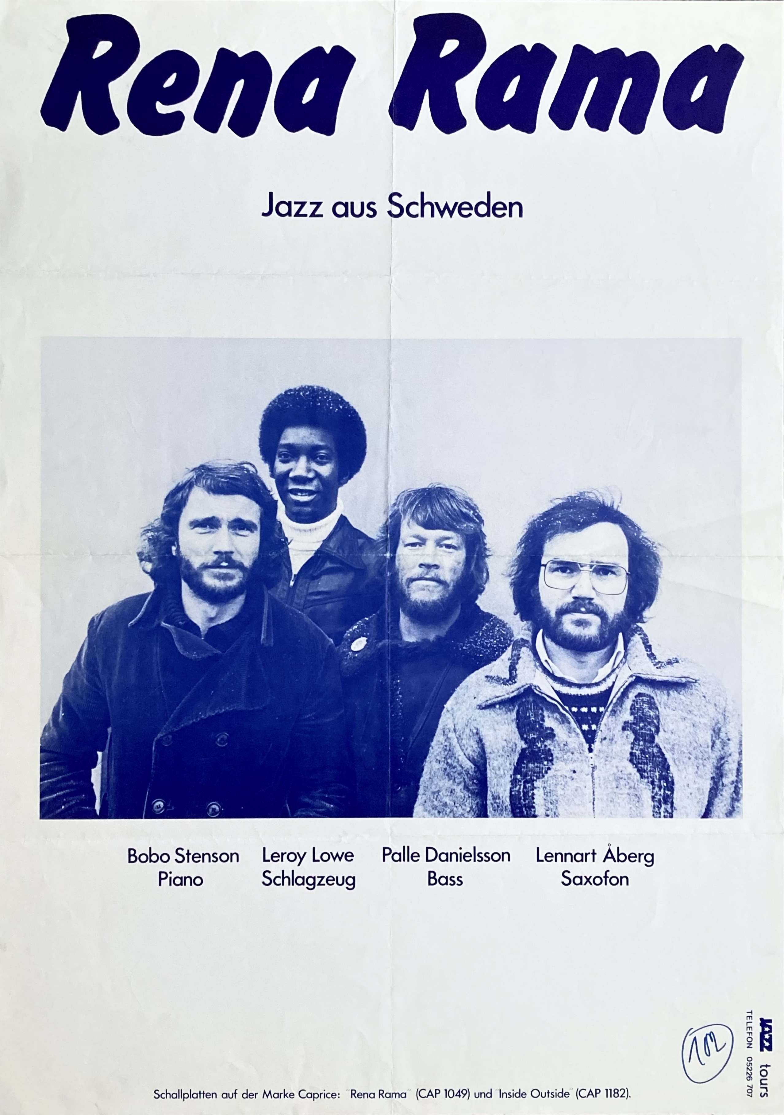 Nostalgipalatset - RENA RAMA - German TOUR poster (1979)