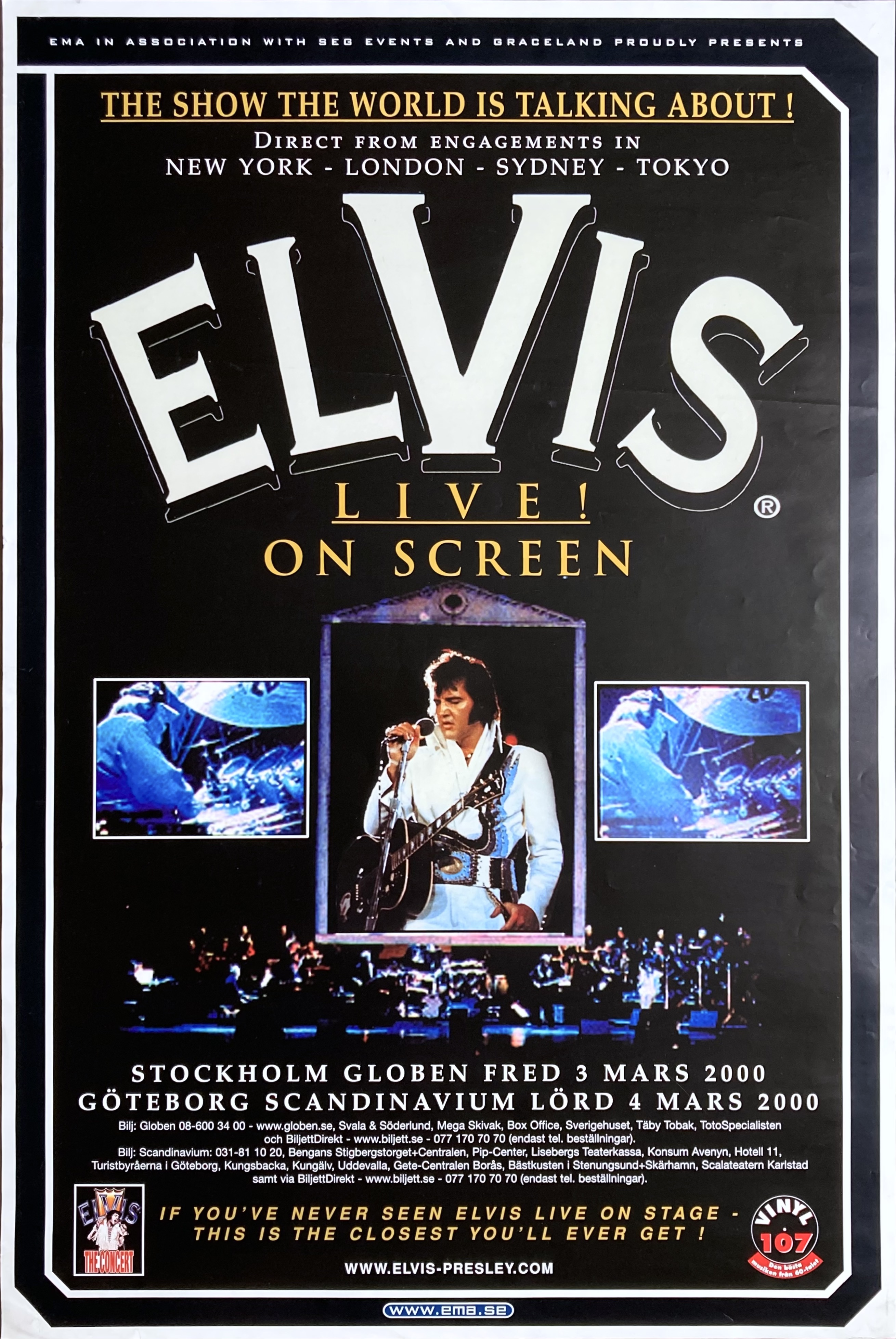 Nostalgipalatset - ELVIS PRESLEY - LIVE ON SCREEN - Stockholm ...