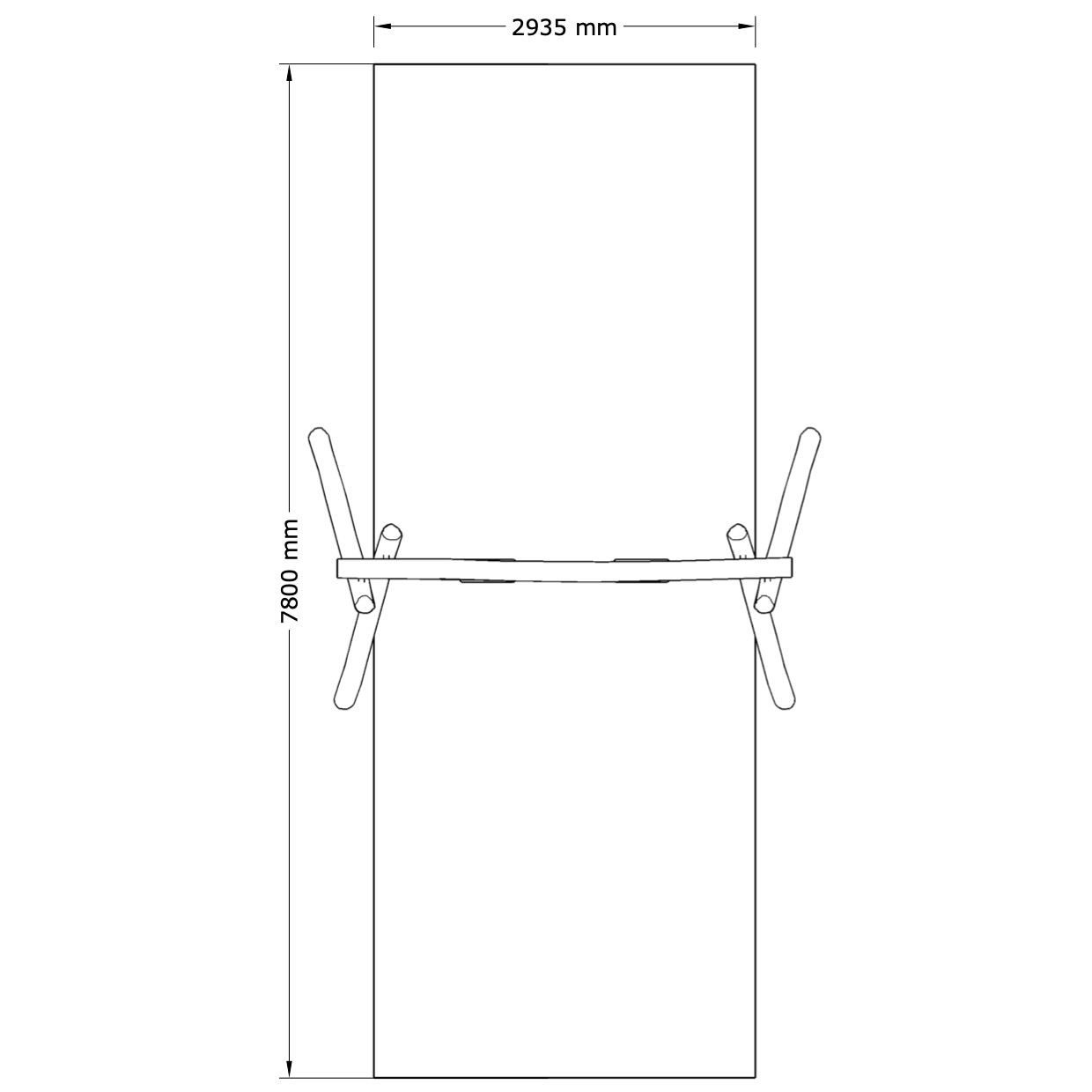 Robinia Gunga 1 Fack Standard - Svenska Naturlekplatser AB