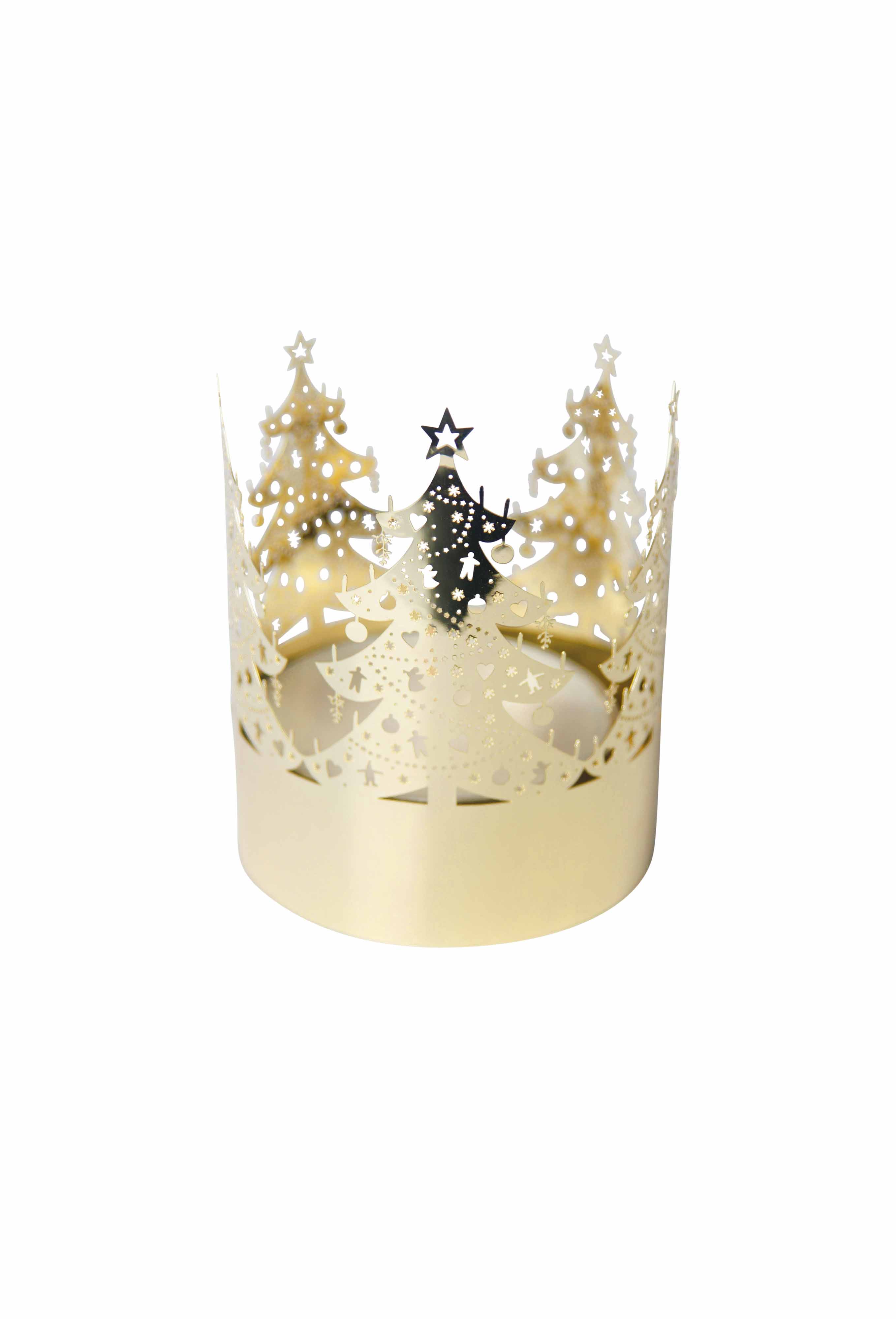 TEA LIGHT TREE GOLD - Pluto Design Private customer