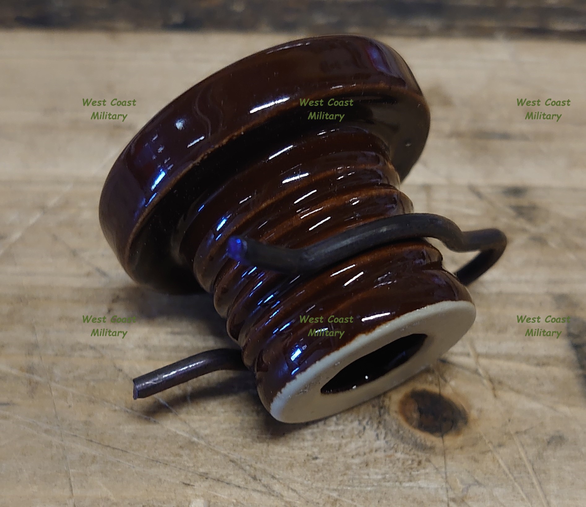 Antenna cable insulator - West coast military