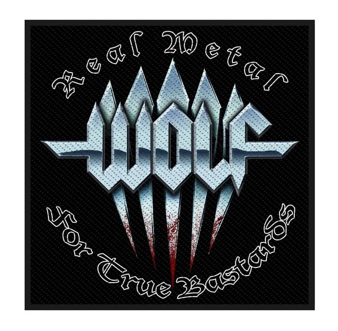 Wolf Real Metal Patch - Rockzone