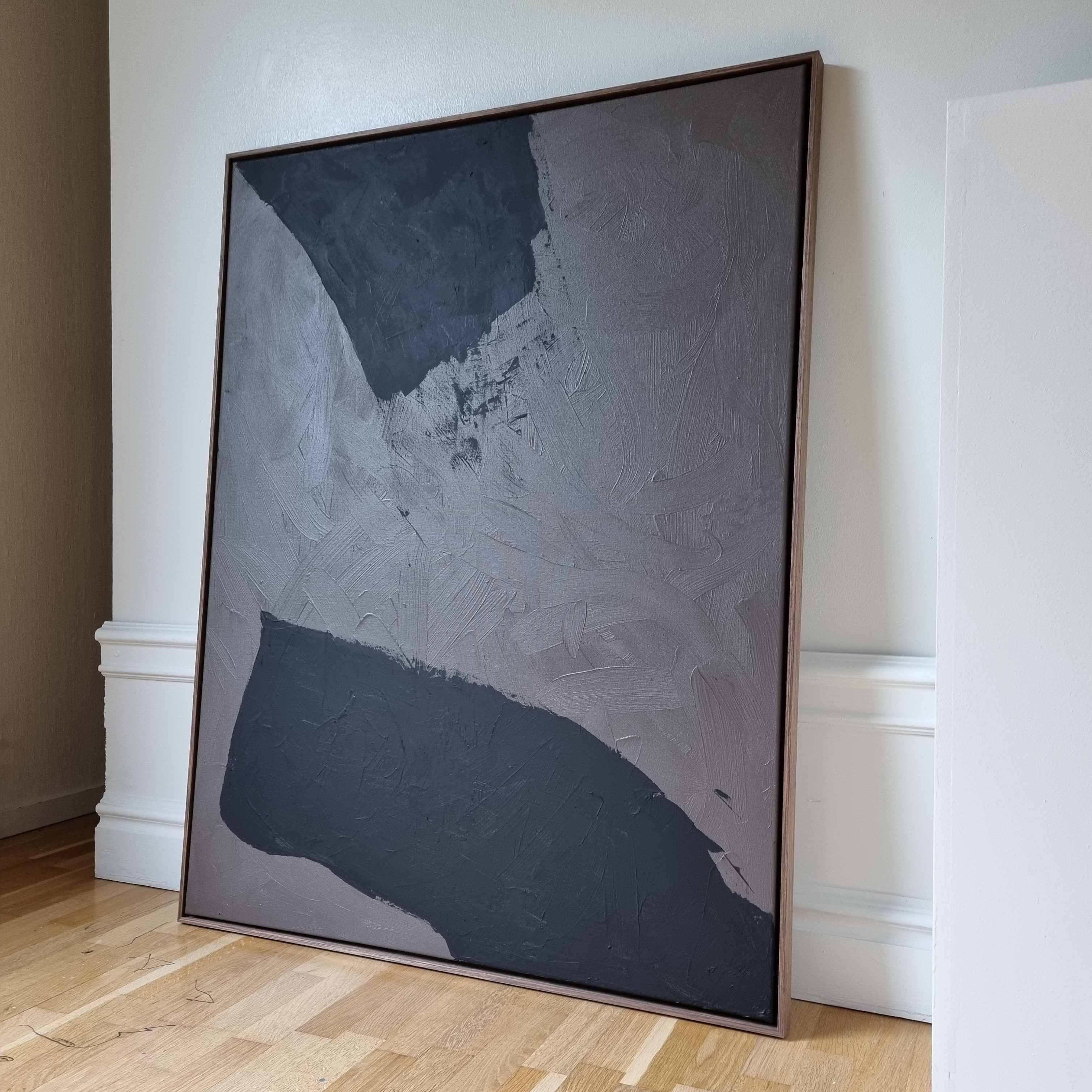 Mörkbrun stor tavla - Mind Your Wall