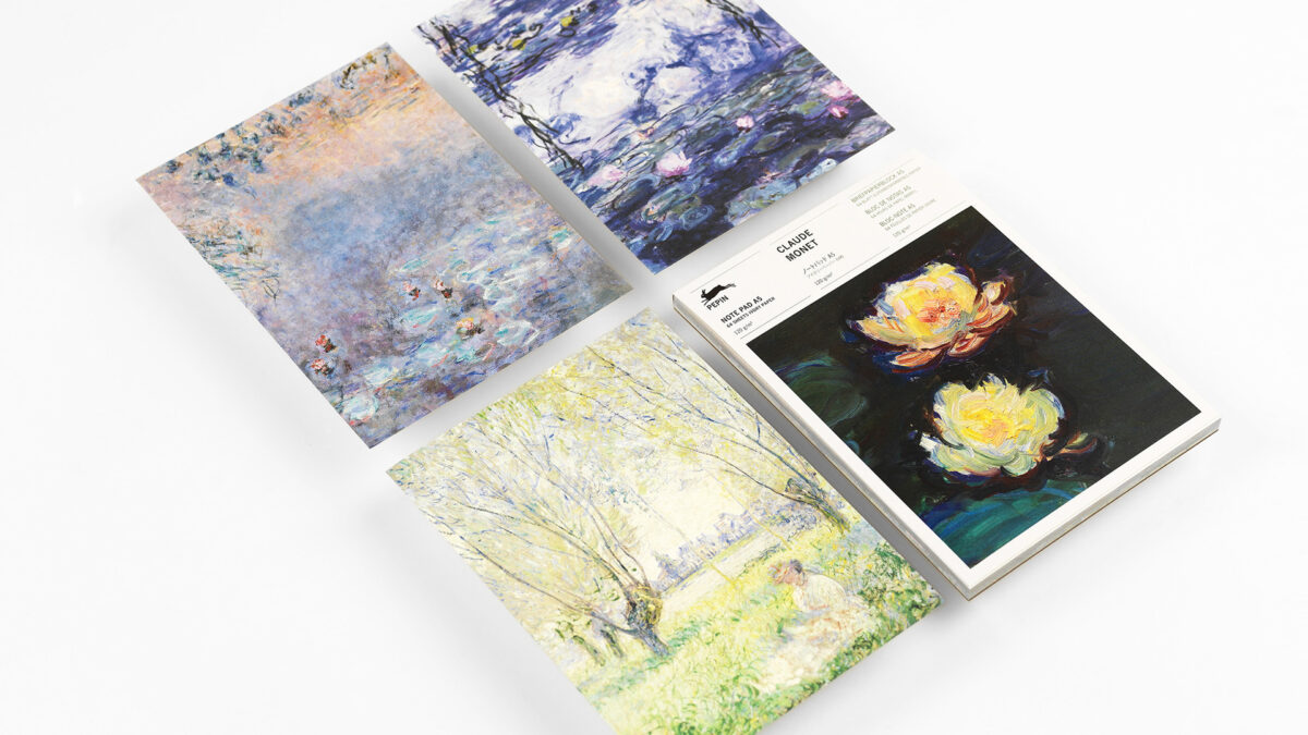 Claude Monet, A5 Writing Paper&Notepad - paperme.se