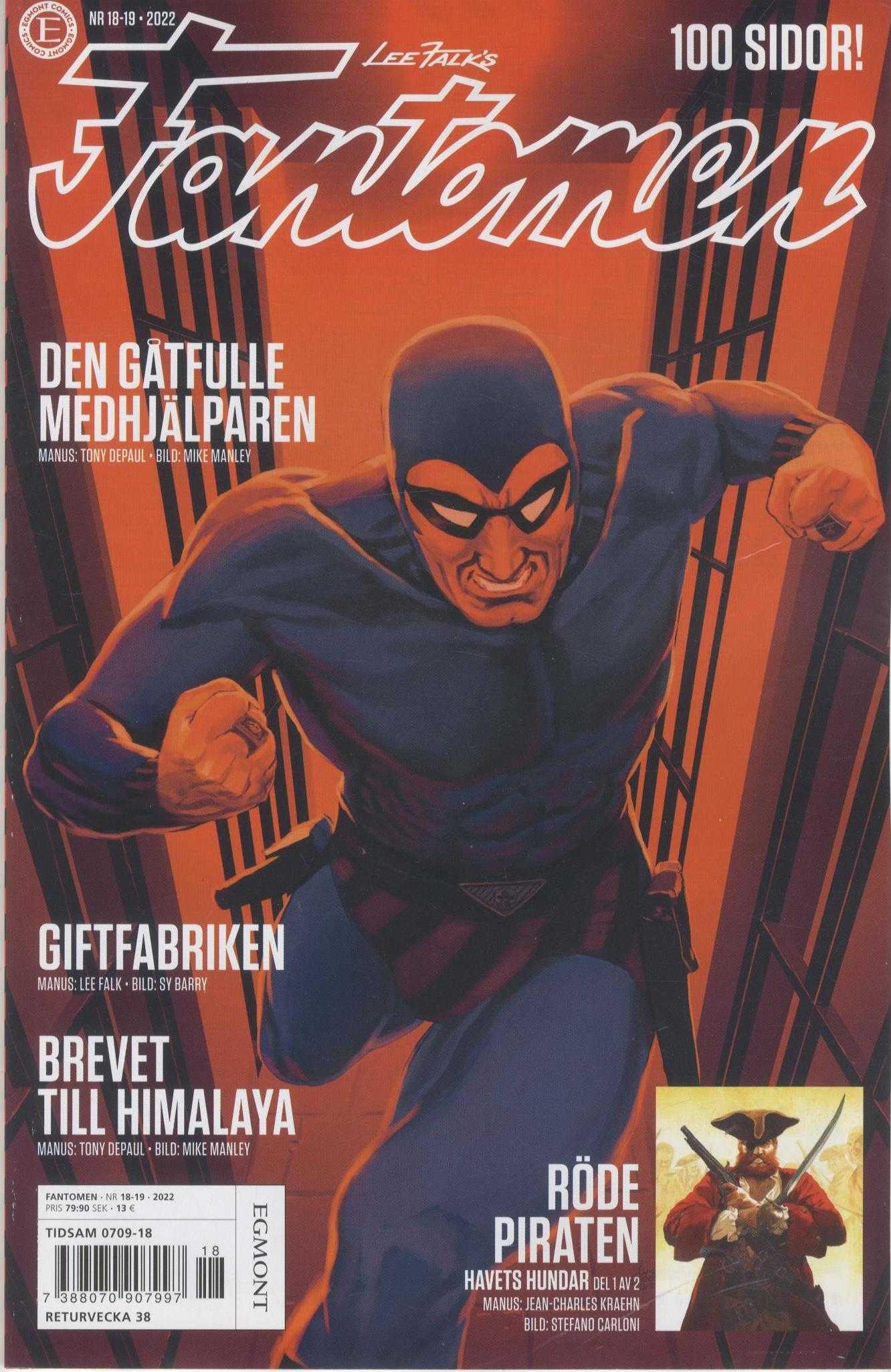 Fantomen 2022 nr 18/19, Den gåtfulle medhjälparen, 100 sidor ...