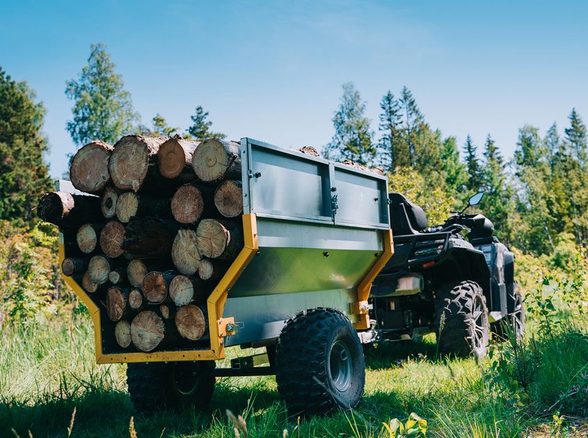 Flakvagn med Tipp ATV - Go Offroad