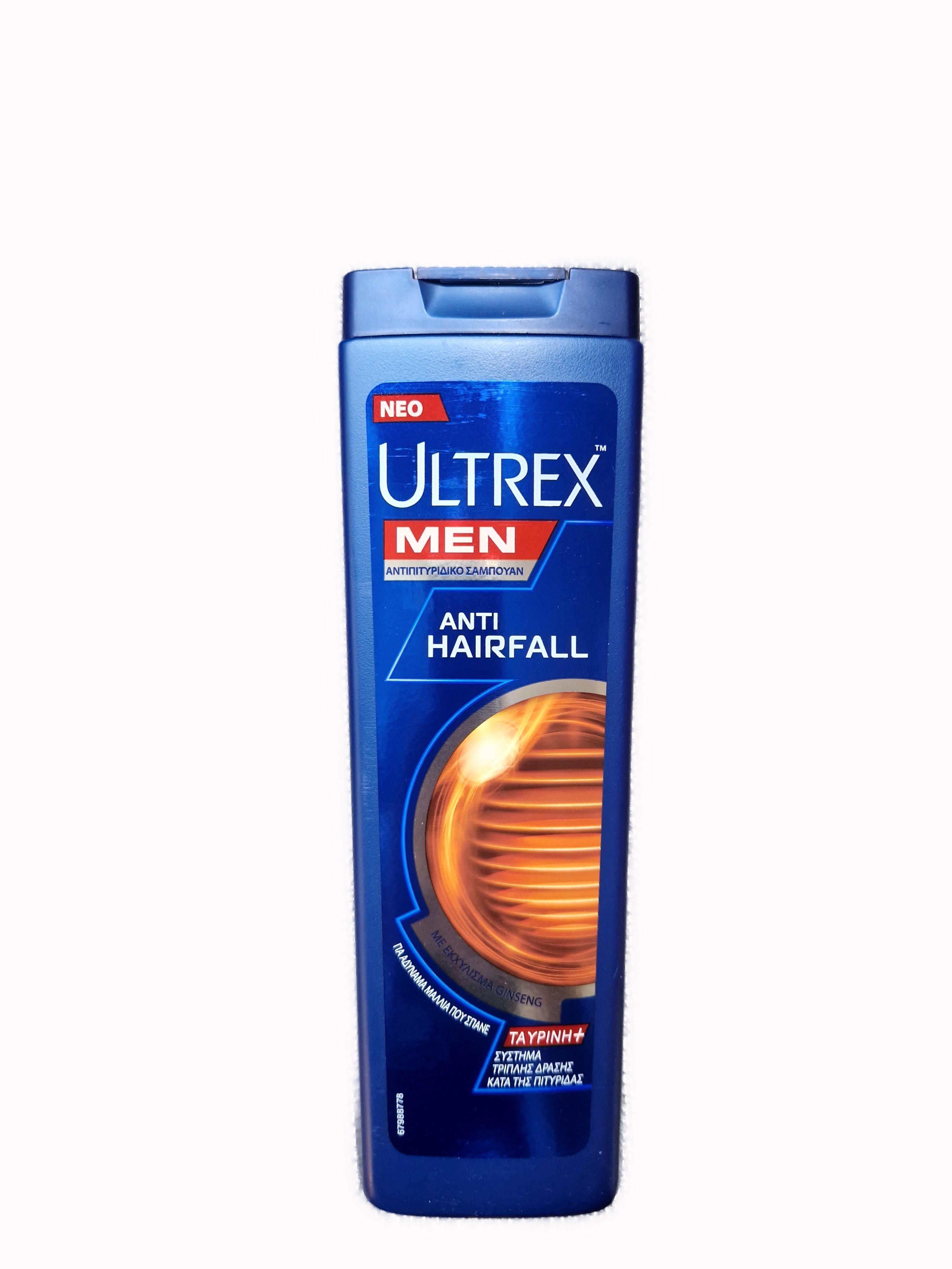 Ultrex men, anti hairfall shampoo, 360ml, - Grekisk Livs