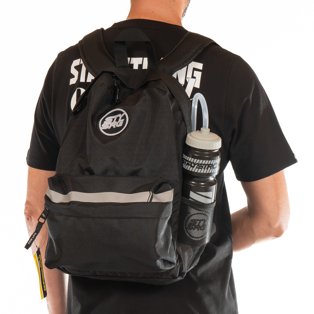STAY STRONG V3 ICON BACKPACK - BLACK - Blue N' Yellow Action Sports AB