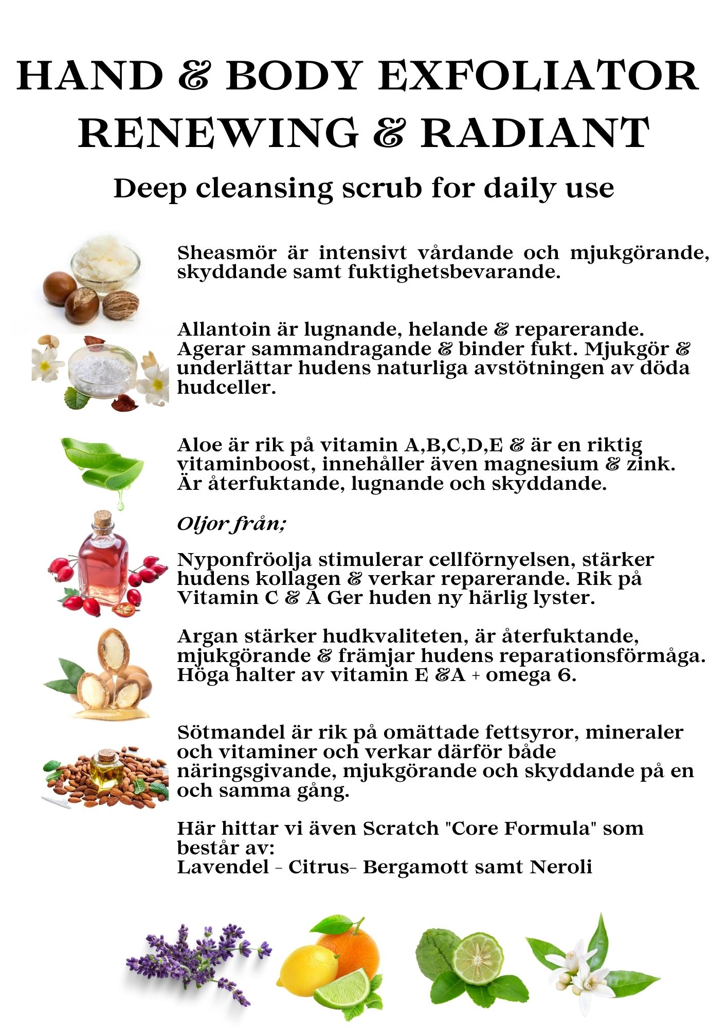 HAND & BODY EXFOLIATOR, 250ml - Scratch Shop