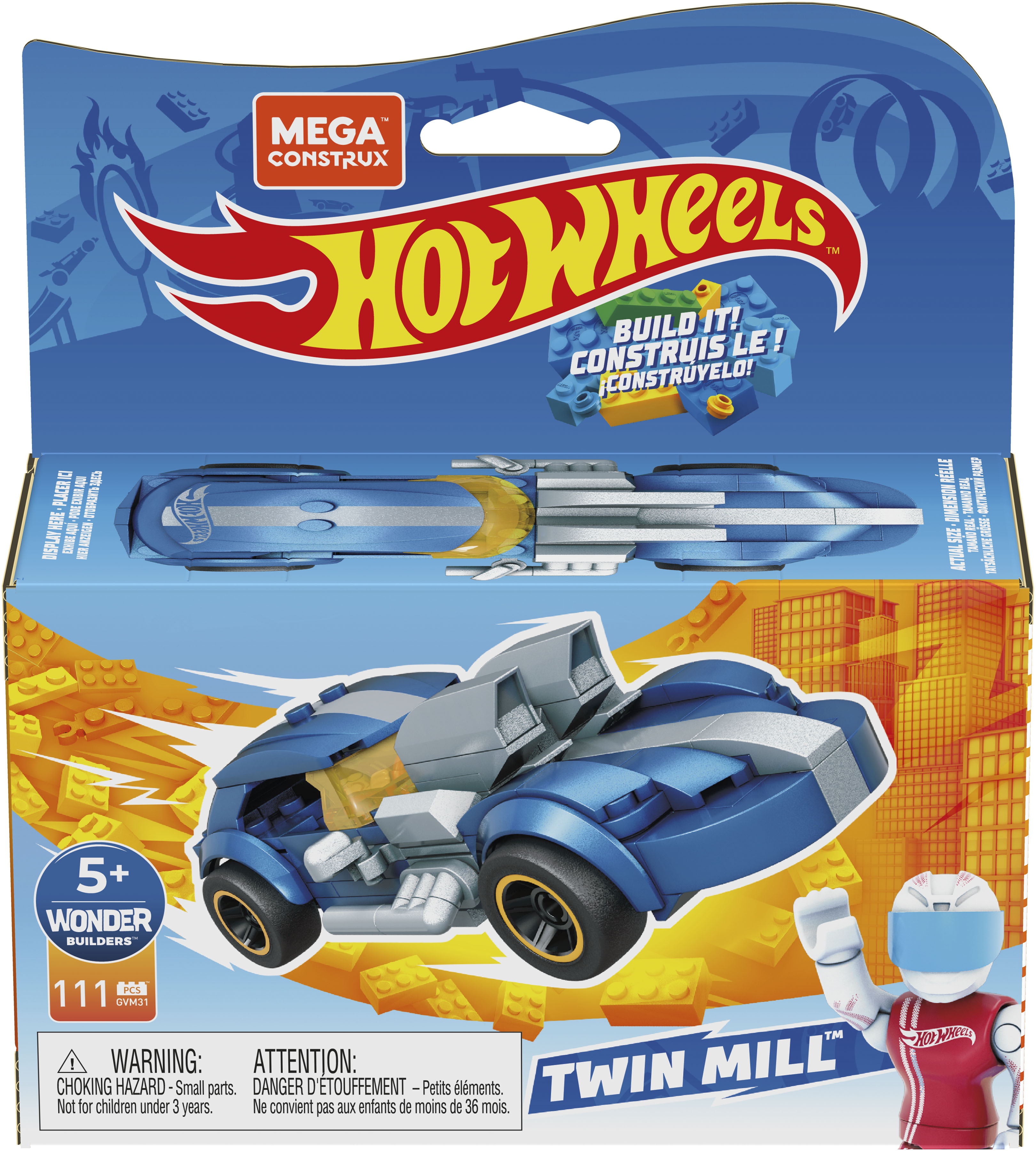 Mega Hot Wheels Rockin' Racers GVM31 Twin Mill - Robbis Hobby Shop